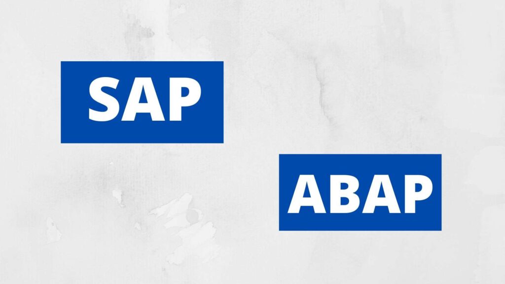 What is SAP ABAP? - Supply Chain India Jobs